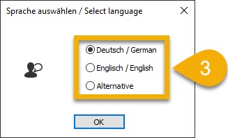 GCC: Change language from German to English – GHL Advanced Technology