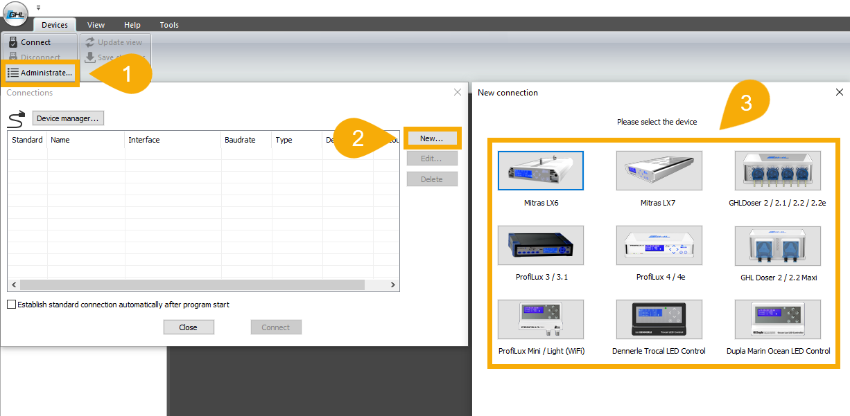 How to connect via USB - GHL Advanced Technology