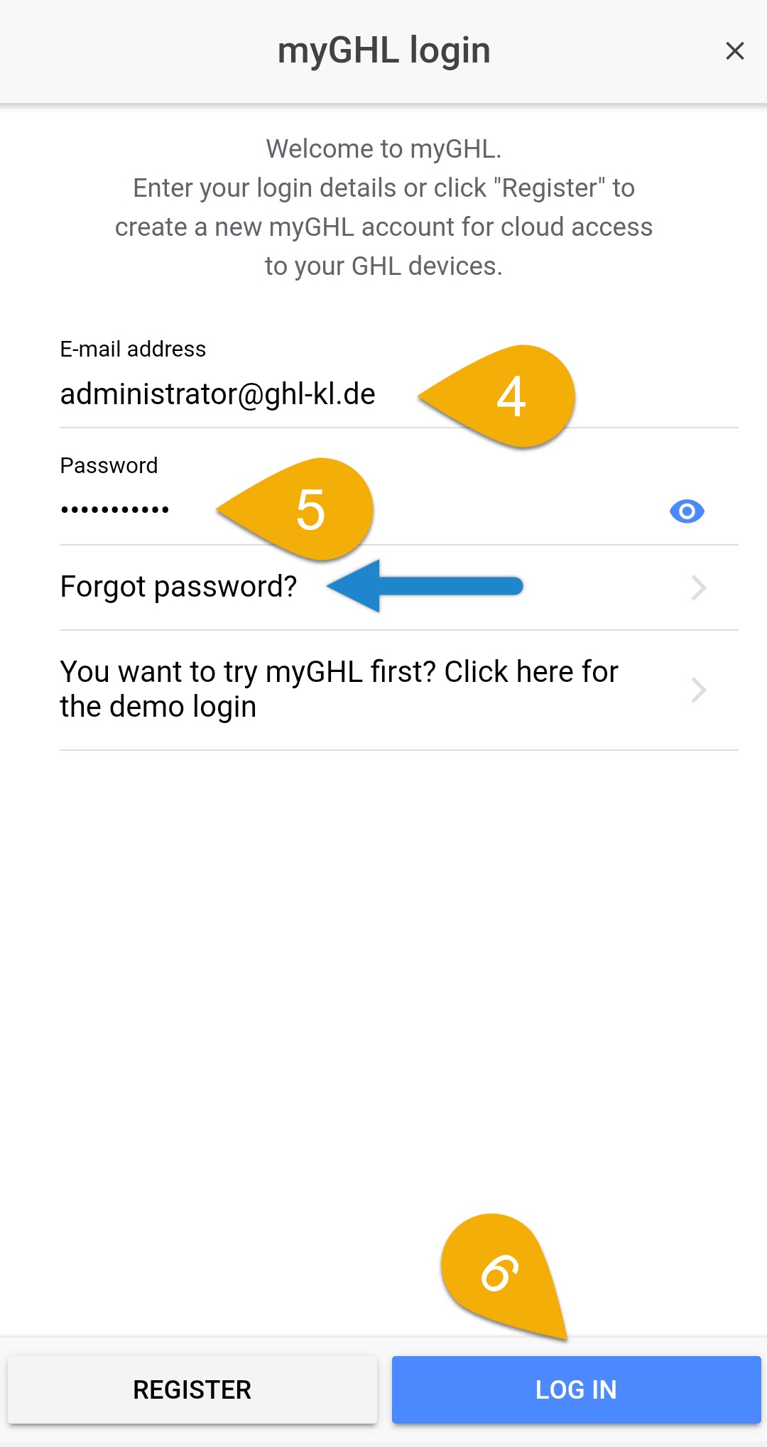 How to sync myGHL account to GHL Connect app - GHL Advanced Technology